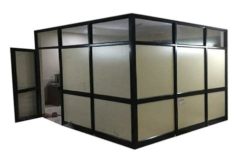 Black Aluminum Glass Office Cabin At Rs 400square Feet In Noida Id