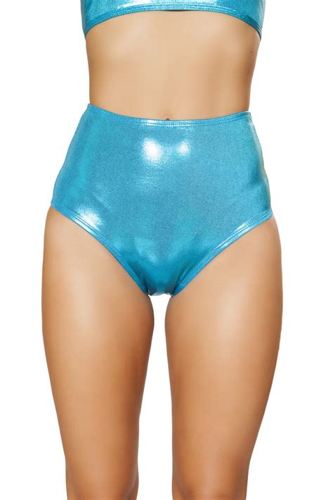 1PC SHIMMER HIGH WAISTED SHORTS 5 COLORS Fadoodling