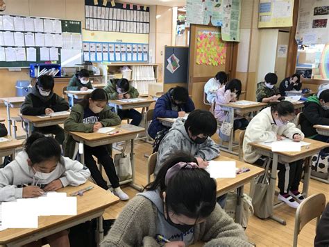 茨城県学力診断のためのテスト（1日目） 行方市立玉造小学校