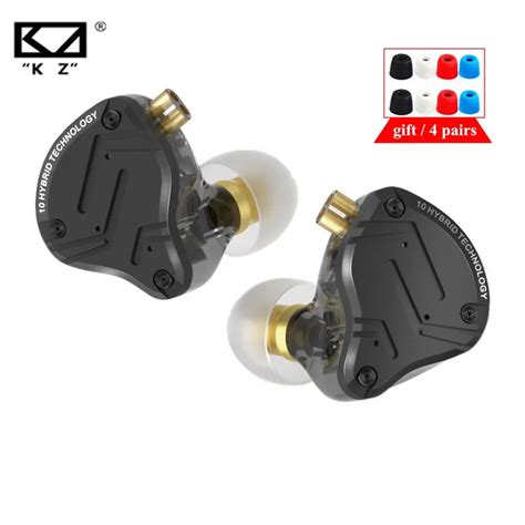 Kz Zs10 Pro X Hifi 베이스 헤드셋 하이브리드 인 이어 이어폰 스포츠 소음 차단 이어 버드 Kz Zsn