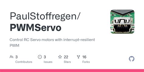 Github Paulstoffregenpwmservo Control Rc Servo Motors With Interrupt Resilient Pwm