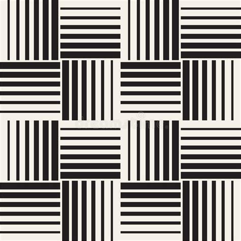 Seamless Pattern With Lines Lattice Vector Abstract Background Stylish Cell Structure Stock