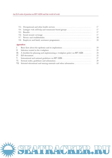 Ilo Code Of Practice On Hiv Aids And The World Of Work Ilo 2001 Pdf › Marine Tracker