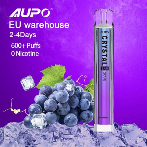 Eu Warehouse Ship Aupo Crystal 600 Puffs E Hookah Pen Tornado