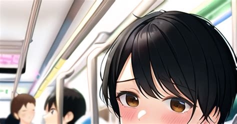 オリジナル 【女装】初めてセーラー服で電車通学【ai】 Natsuki女装フェチのイラスト Pixiv