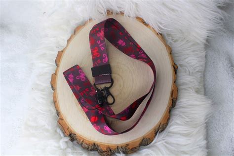 Bug Crossing Lanyard Key Fob For Id Badge Holder Keychain Spooky Video