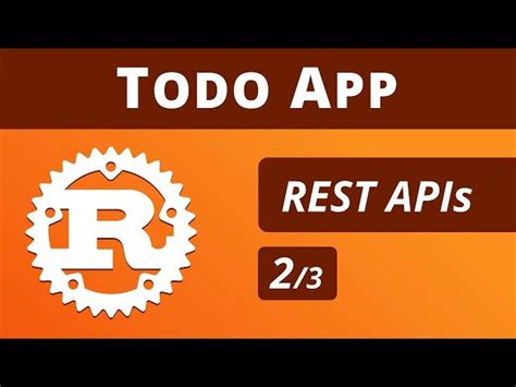 Free Video Rust Web App Rest Apis Warp From Jeremy Chone Class