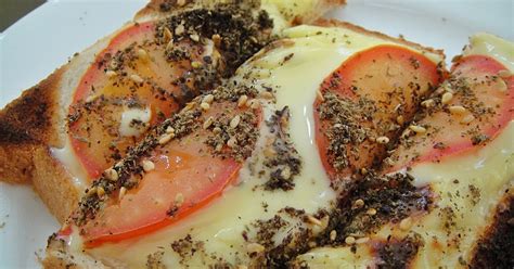 Maryams Culinary Wonders 378 Cheese Tomato And Zaatar Toasts