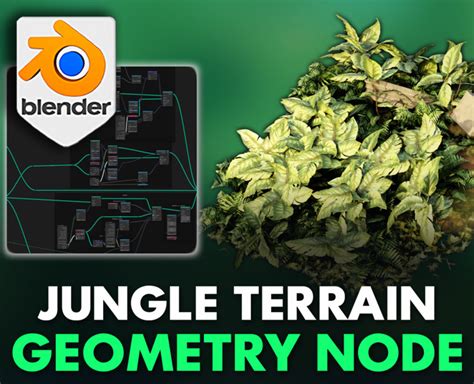 blender 4 jungle terrain geometry flippednormals