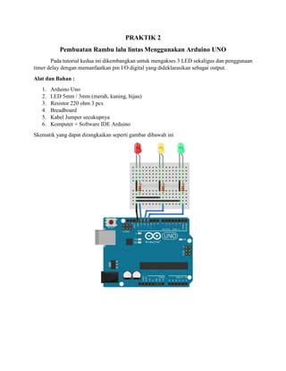 PRAKTIK ARDUINO UNO SMK NEGERI 7 SAROLANGUN PDF