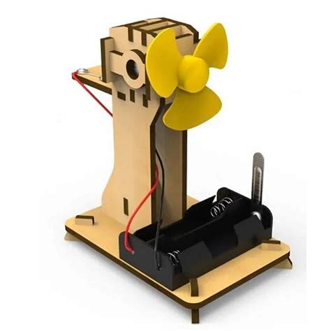 Make Your Own Fan Assembly Model Diy Kit Of Mdf Roboticsdna