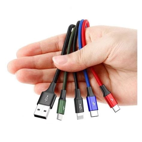 Baseus Rapid Series 4in1 Usb Cable 2x Usb C Lightning Micro 12m