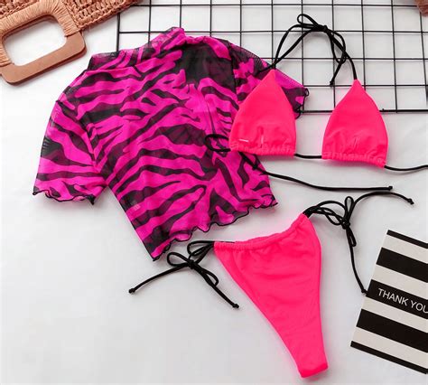 2019 Sexy Women Bikinis Set Printed Leopard Print Swimwear Europe