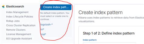 Elasticsearch How To Create Index Pattern For Kibana Stack Overflow