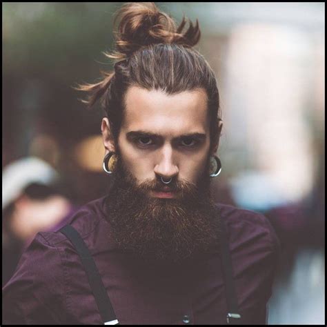 Gepflegter Vollbart als Trend für Tipps und passende Frisuren Long hair styles men