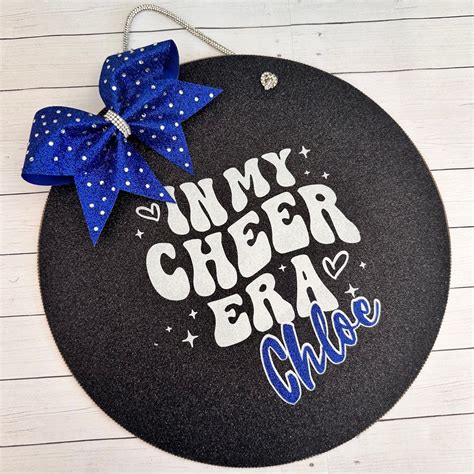 Cheer Wall Hanging Spirit Pin Holder Cheer Clothespins Cheerleader T