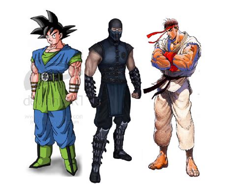 Ryu Goku Y Sub Zero By Yigax10 On Deviantart