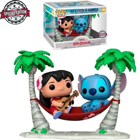 Boneco Funko Disney Lilo Stitch In Hammock 1200 Funko Pop Papellotti