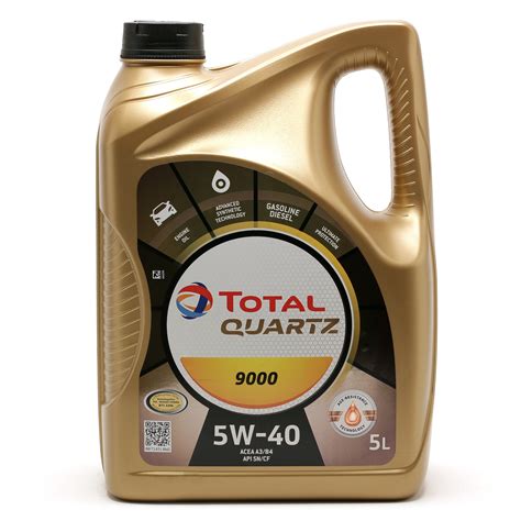 TOTAL QUARTZ 9000 ENERGY 5W-40 5L - Двигателни масла | Original.bg
