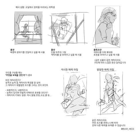 Hico On X 드로잉 강좌 손 그림 참고자료 드로잉
