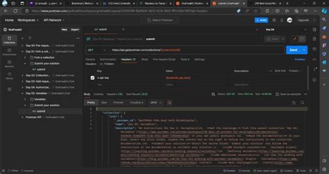 Postman Challenge Variable Scopes And Api Keys Isaiah Johnson Posted
