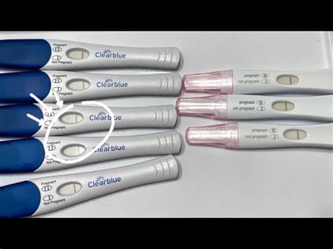 PREGNANCY TEST LINE PROGRESSION Chemical Pregnancy YouTube