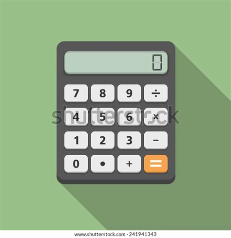 Calculator Flat Design Vector Eps10 Illustration Stock Vector Royalty Free 241941343