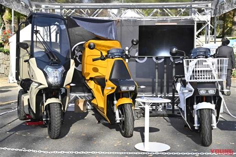 航続距離123km！ アイディアから2輪の電動ビジネスバイク「aaウィズ」新登場！│webヤングマシン｜新車バイクニュース