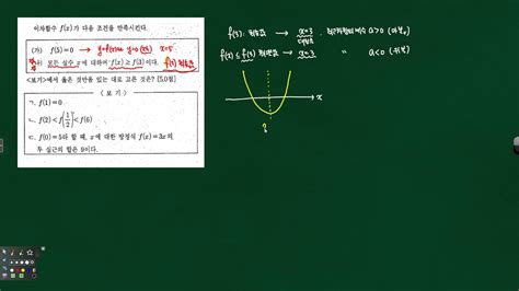 고1 이차함수 조건을 만족하는 이차함수fx를 구하는 내신대비 02 문제풀이 310342 Youtube