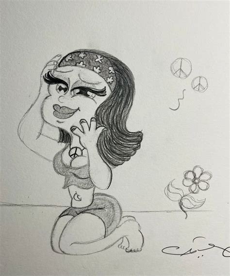 Sexy Hippie By Naughtycartoonz On Deviantart