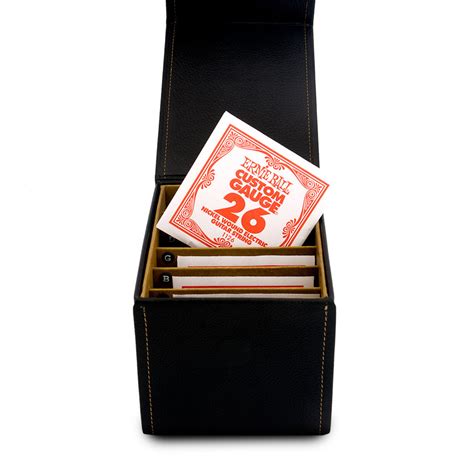 String Box Blacknatural Case For Guitar Strings String Box Blacknatural Case For Guitar Strings