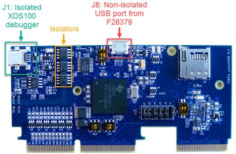 tms320f28379d how to use j8 connector function c2000