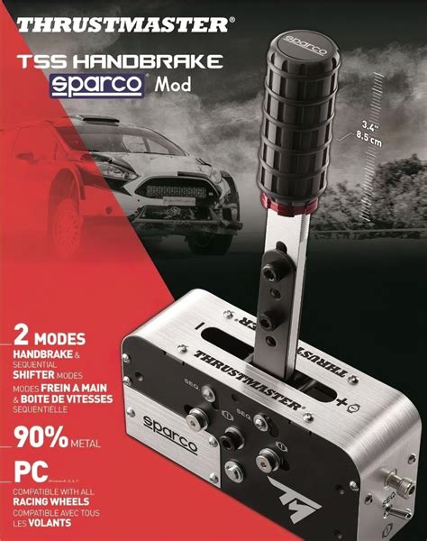 Ручной тормоз Thrustmaster для PC/Xbox/PS TSS HANDBRAKE Sparco Mod ...