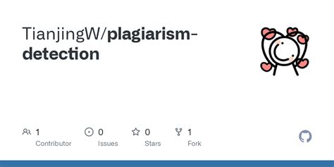 GitHub TianjingW Plagiarism Detection