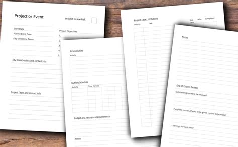 Multi Project Organizer Notebook A Convenient Planner To Help You