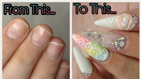 How To Polygel And Hard Gel Extensions Lit White And Glass Effect Summer