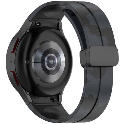 Ремешок для Samsung Galaxy Watch 4 Classic 42mm - черно-серый / ширина ...