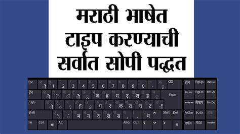 Simplest Way of Marathi Typing मरठ टयपगच सरवत सप मरग