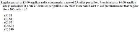Gre Word Problems