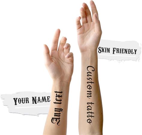 Create Your Own Name Tattoo Home Page Inkbox™ Semi Permanent