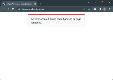 showcase chat deno dev is broken · issue 65 · denoland showcase chat