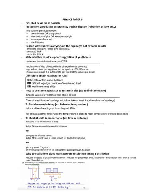 Physics Paper 6 Pdf Accuracy And Precision Electrical Resistance And Conductance