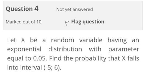 Solved Let X Be A Random Variable Having An Exponential
