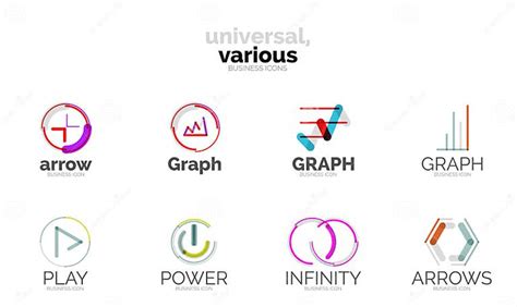 Set Of Web Linear Icons Stock Vector Illustration Of Arrow 99192120