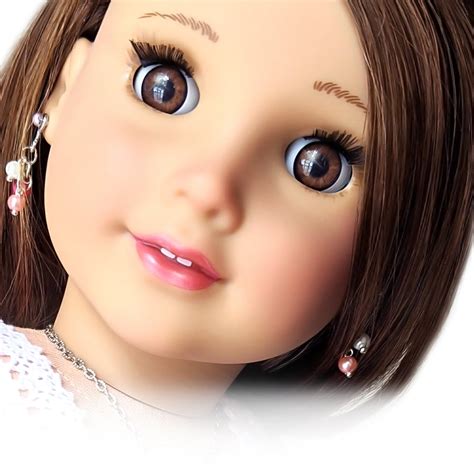 Glass Blinking Doll Eyes Permanent Iris Tagged Blue Eyes