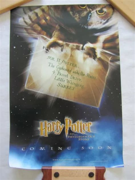 Harry Potter Philosophers Stone Uk Cinema Teaser Poster 2001 Alan