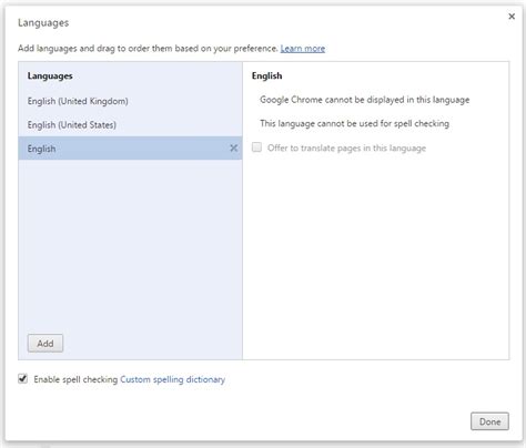 Language Selection Not Working Chrome Browser Super User