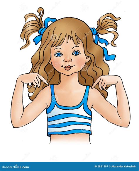 Shoulder Stock Illustration Illustration Of Hair Press 6851507