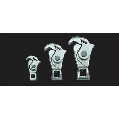 VIM Tools 3 Piece Spring Loaded Crowfoot Wrench Set 1 4 Inch 3 8