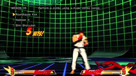Mvc3 Ryu Missions Youtube